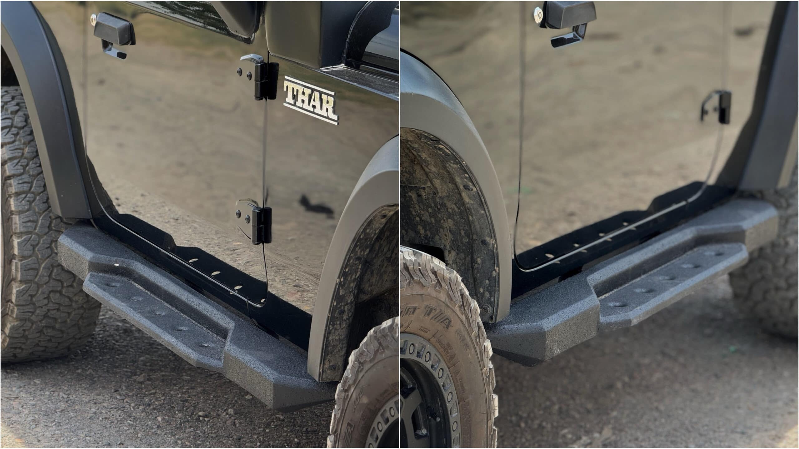 MAHINDRA THAR EXTERIOR ROCK SLIDERS - Classic Noida