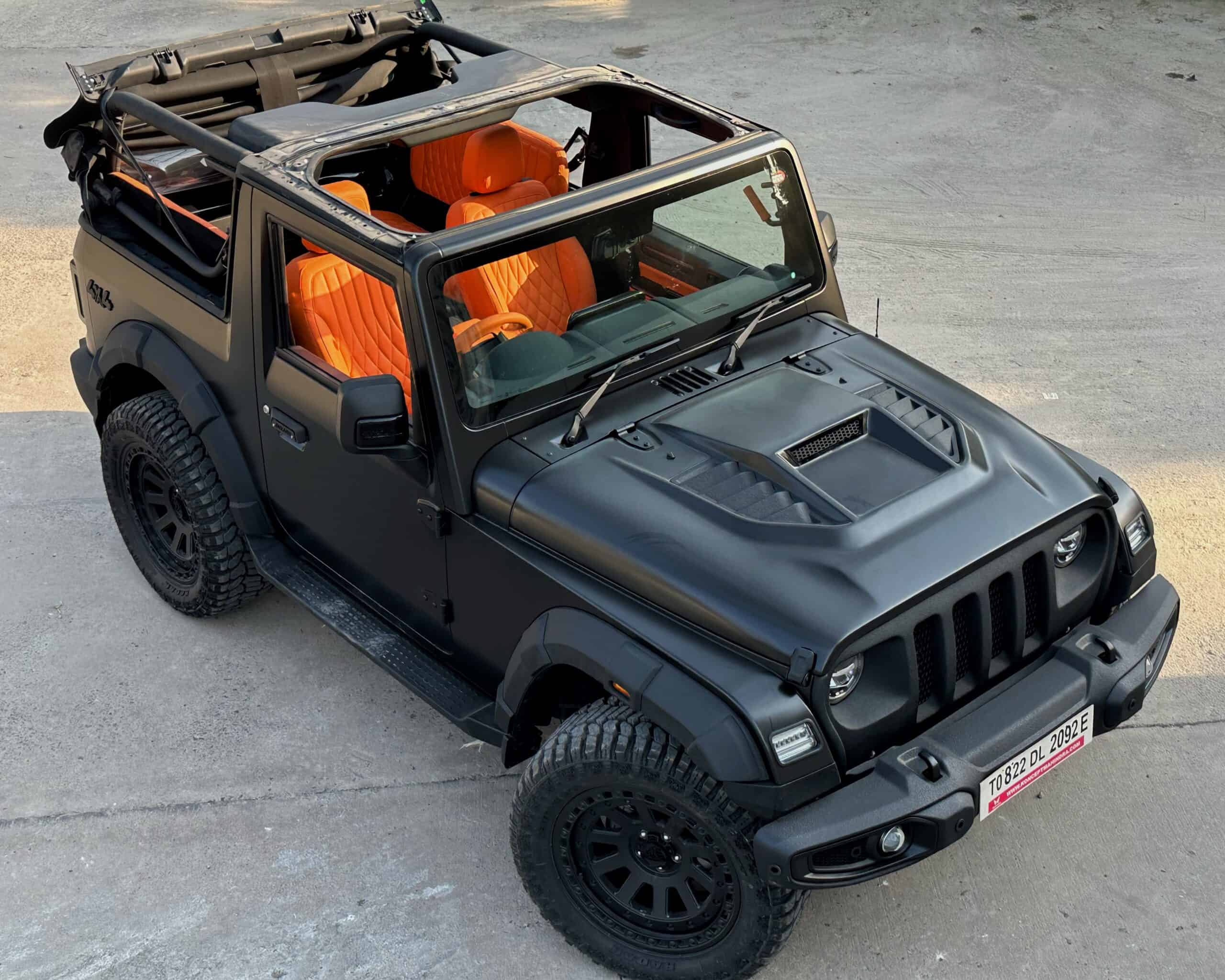 MAHINDRA THAR EXTERIOR WRAP/PAINT/COATINGS - Classic Noida